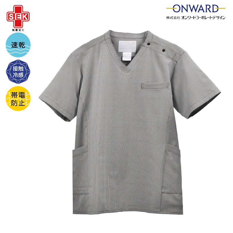 男女兼用スクラブ HS-8120 グレンチェック Lの通販 | メディカルウェア | Ciモール