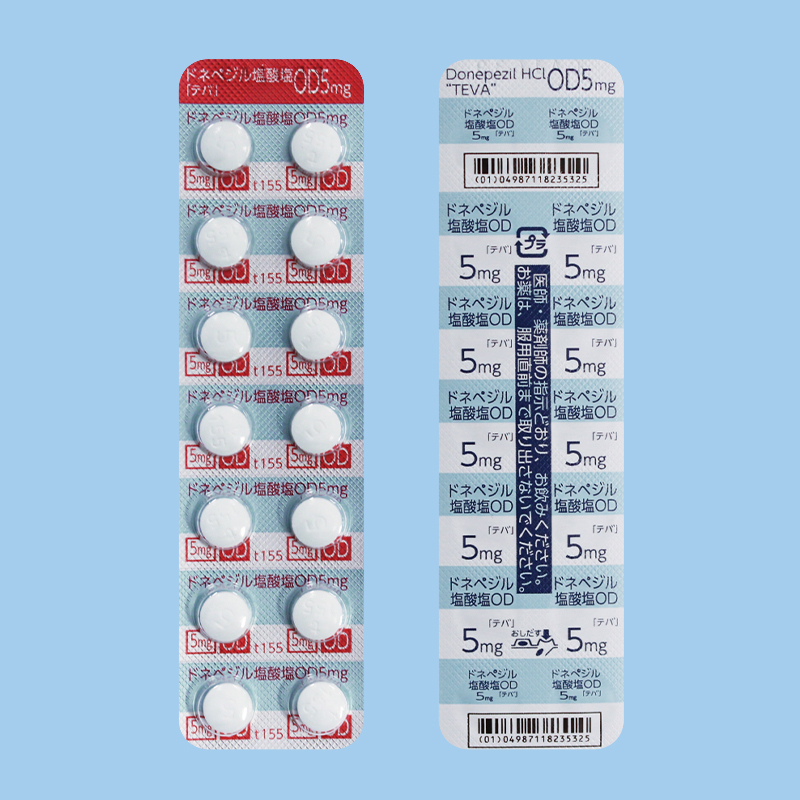 ドネペジル塩酸塩OD錠5mg「テバ」 [武田テバファーマ] 5mg/錠 56錠の通販 | ファーマシーアイ | Ciモール