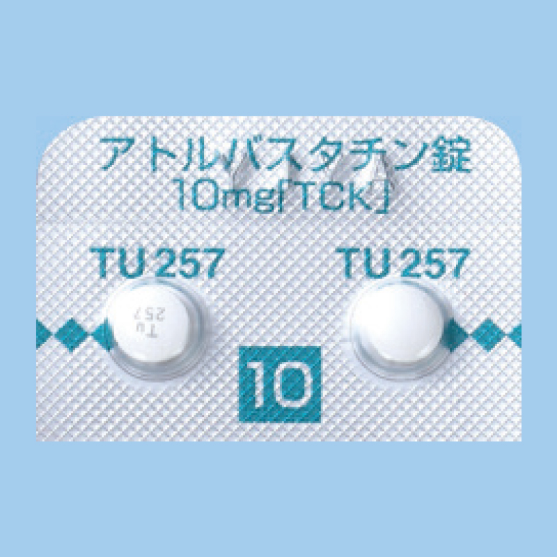 アトルバスタチン錠「TCK」[辰巳化学] 10mgの通販 | Ciモール医療 | Ciモール